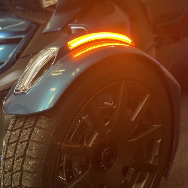 Ryker Front Fender LED’s including Sequential Turn Signal Integration ...