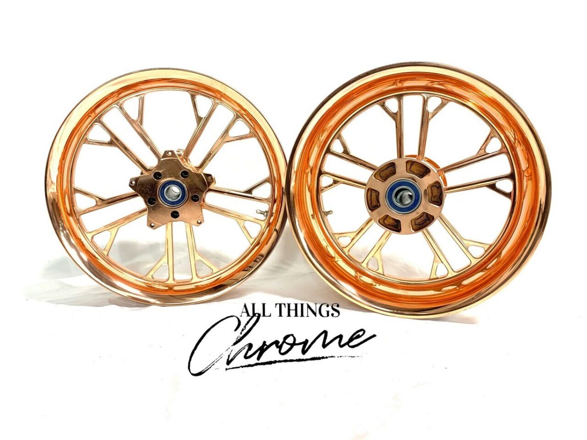 NINJA 240 FAT TIRE TRUE COPPER PLATED KILO WHEELS 2000-2005 KAWASAKI ...