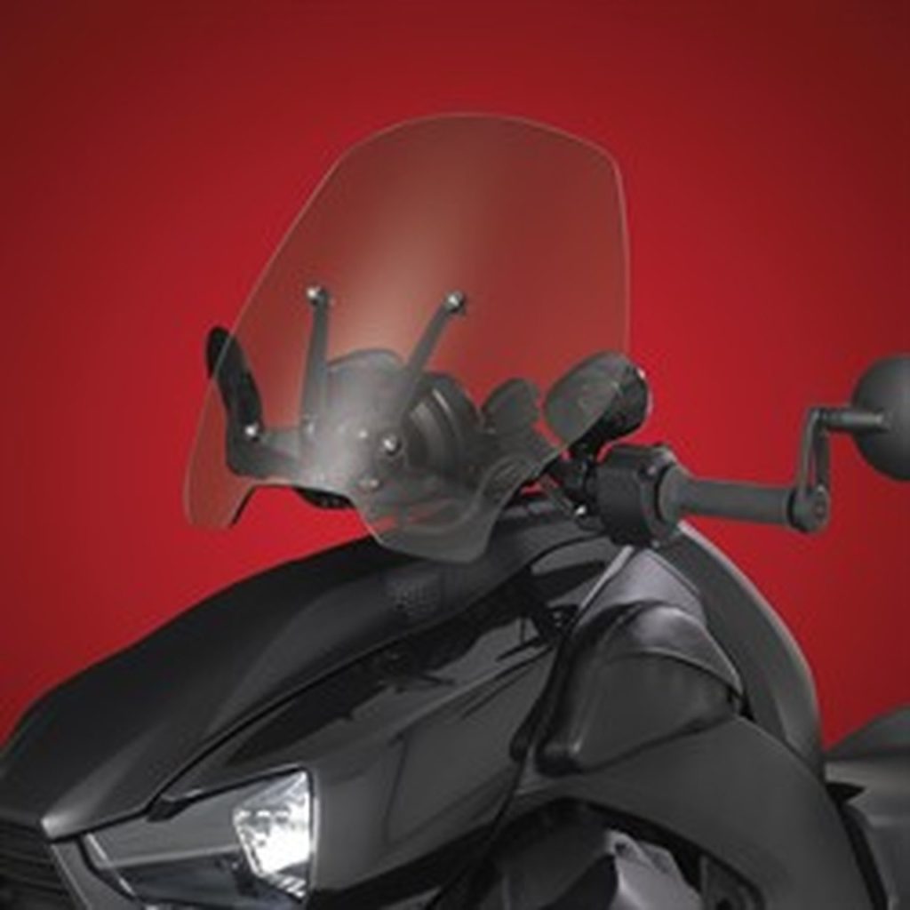 Can Am Ryker Windshield With Smoke Tint And Ajustable (Spy384) – Spyder ...