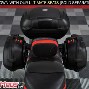 3-Piece Touring Saddlebag & Top Case Luggage System with LED Running ...